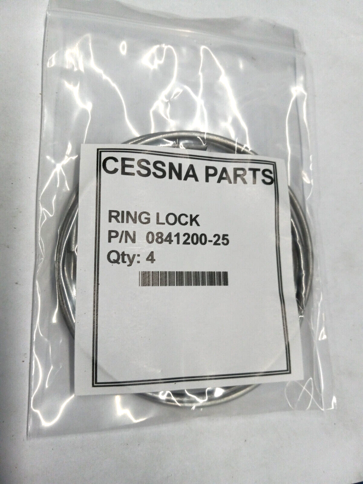 Cessna P/N 0841200-25 RING LOCK (Pkg./4) | eBay