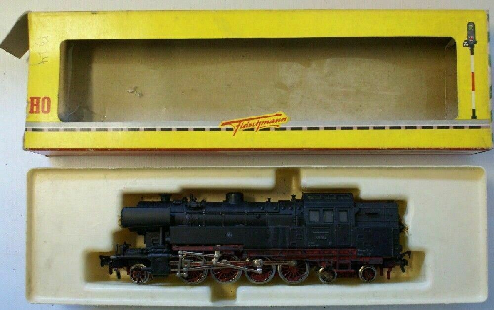 Vintage Fleischmann HO Scale #1324 2-8-4 Heavy Goods Locomotive #65014 ...