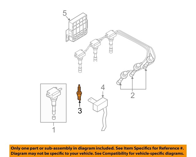 HYUNDAI OEM 01-08 Elantra Electrical Ignition System-Spark Plug ...
