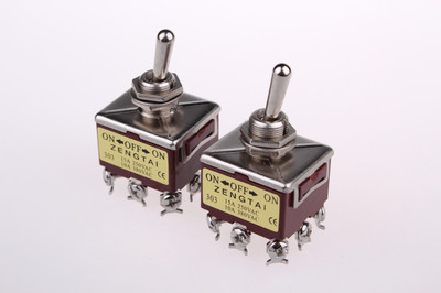5 Pcs 3PDT 3 Position 9 Screw Terminals Toggle Switch AC380V 10A E ...