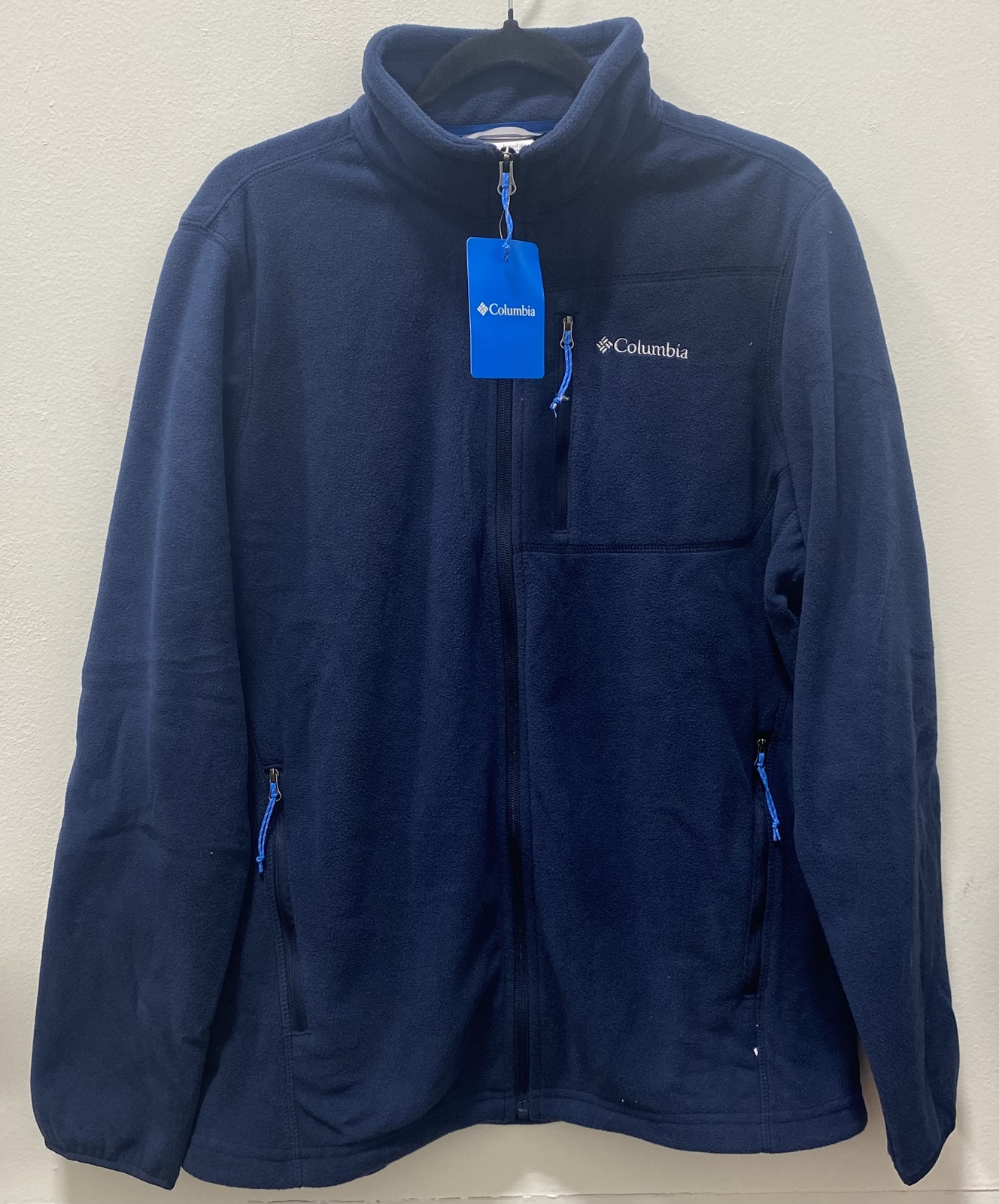 Columbia Men's Full-Zip Fleece Jacket, Collegiate Navy Medium