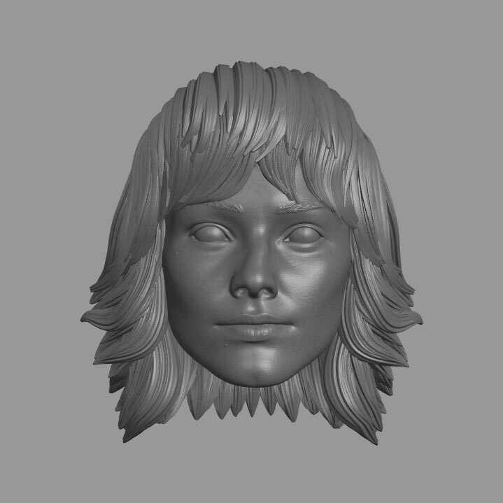 Kay Vess Star Wars Outlaws Custom Head For Black Series Other Action