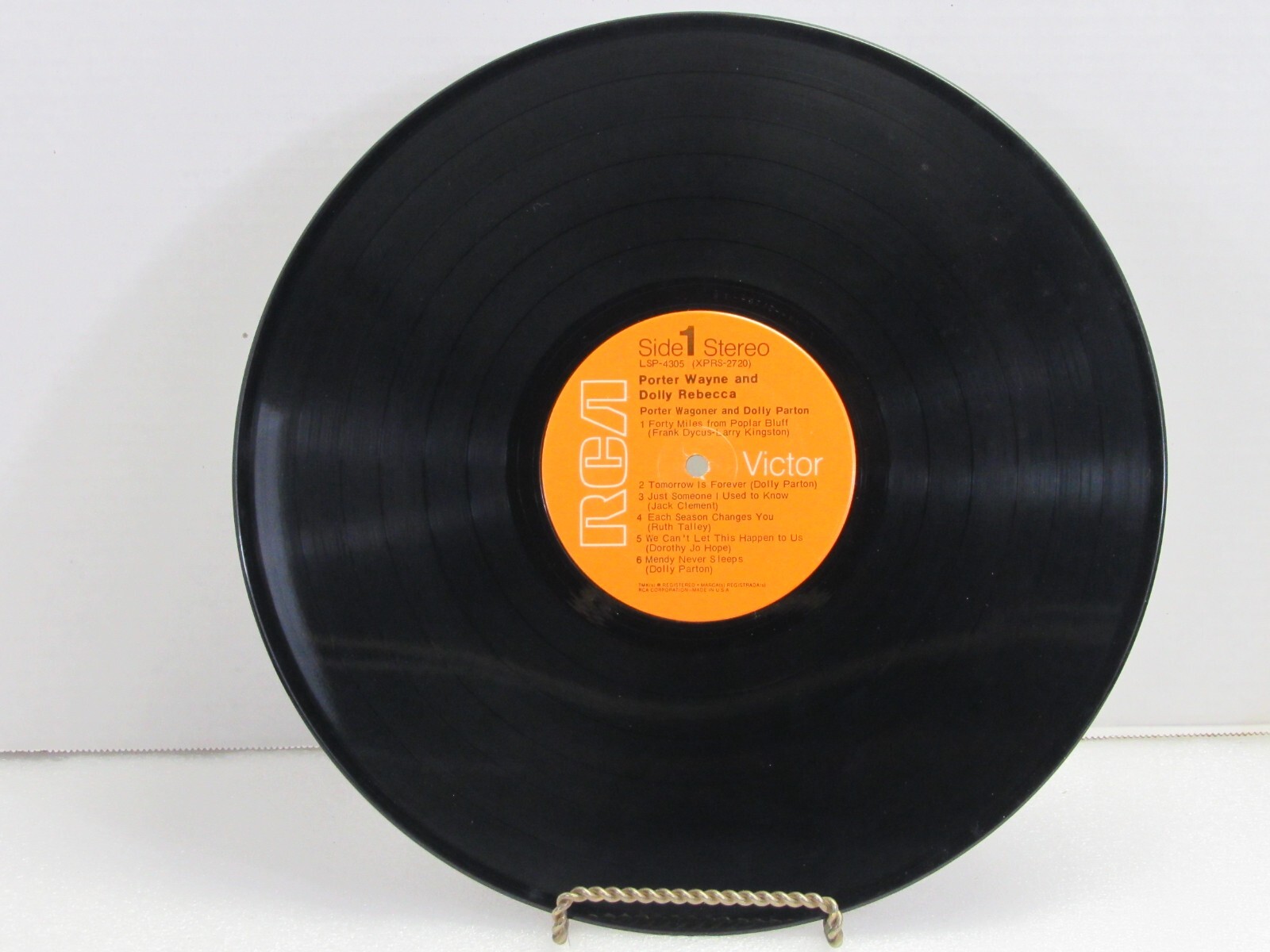 Porter Wagoner & Dolly Parton Porter Wayne & Dolly Rebecca RCA LSP-4305 ...
