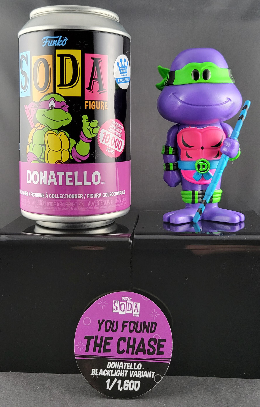 Funko Soda TMNT CHASE DONATELLO (Black Light) Vinyl Figure Funko Shop ...
