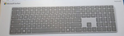 Microsoft Surface Keyboard English Bluetooth Grey | eBay