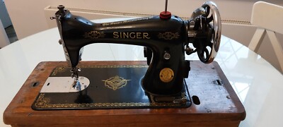 Vintage Singer Sewing Machine : Electric: Model 15K : Serial No. EC ...