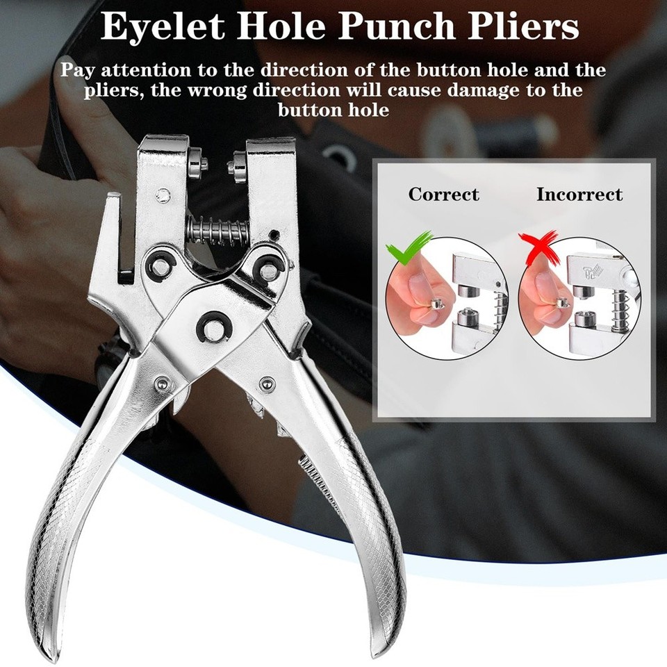 3/16 Inch Grommet Tool Kit Grommet Eyelet Plier Set Eyelet Hole ...