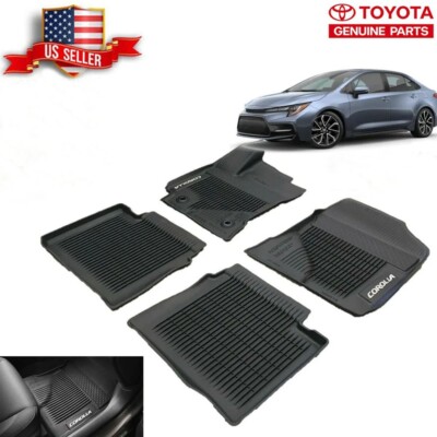 OEM Genuine Toyota Corolla 2017-2019 All Weather Floor Mats Liner PT908 ...