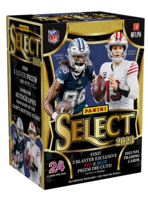 2023-24 Panini NFL Select Trading Card Blaster Box (Walmart) SEALED ...