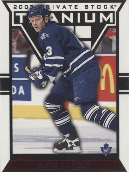 2002-03 Pacific Private Stock Titanium - Mats Sundin #94 Red /299 for ...