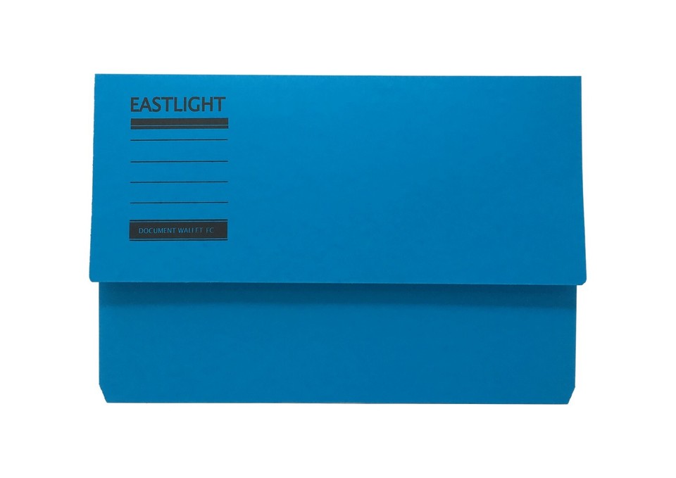 Eastlight Document Wallet Assorted Colours 100% Recycled Paper 275gsm ...