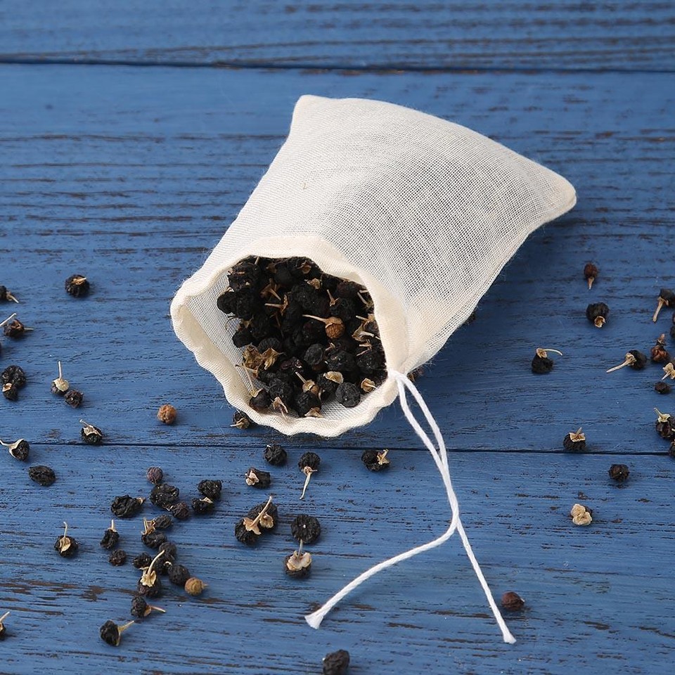 20pcs/Lot Empty Tea Bag with String Filter for Herb Loose Tea (8 X 10cm ...