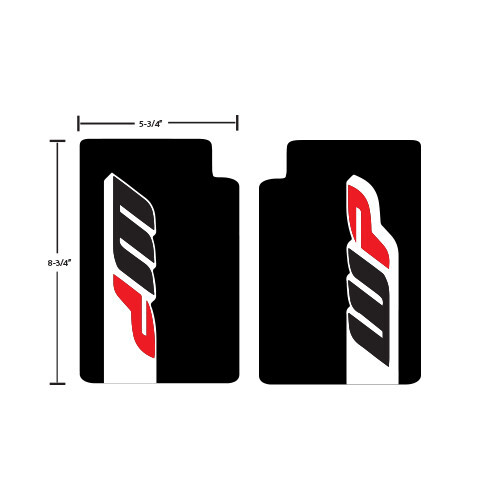 WP Suspension Bike Upper Forks Decal Stickers Graphic Set Black ...