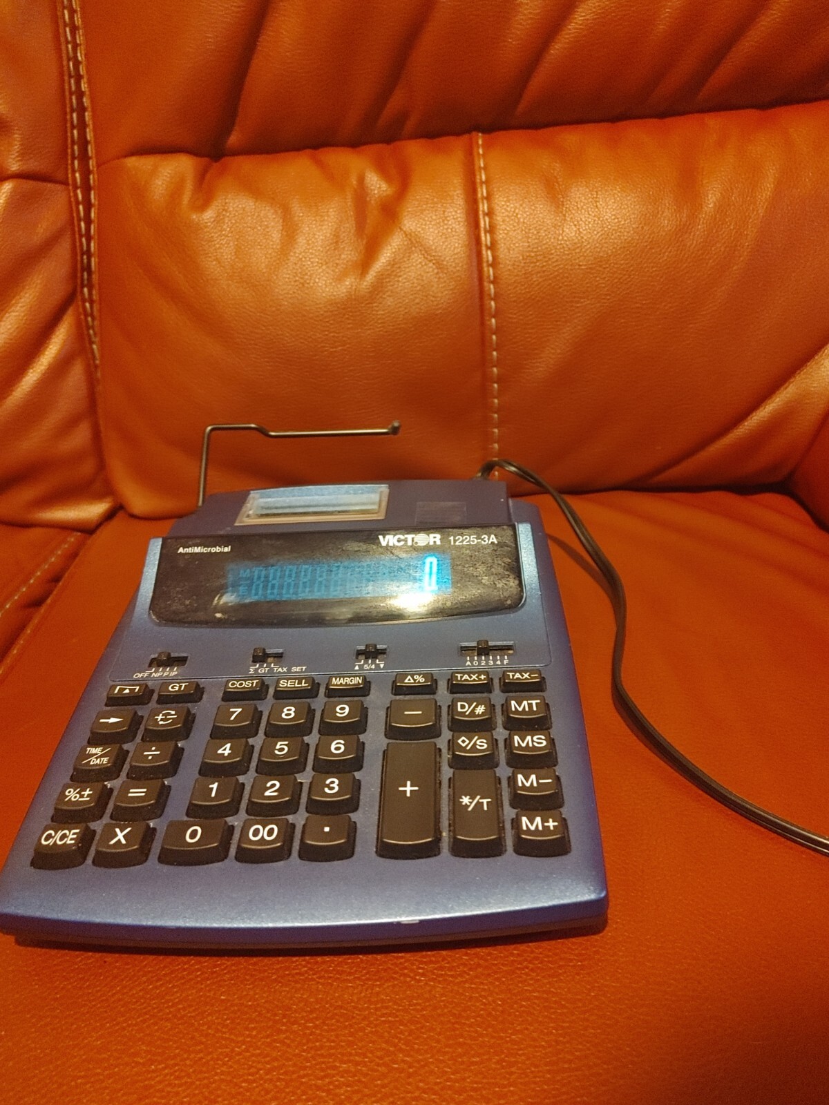 Victor 1225-3a 12 Digit AntiMicrobial Two Color Calculator | eBay