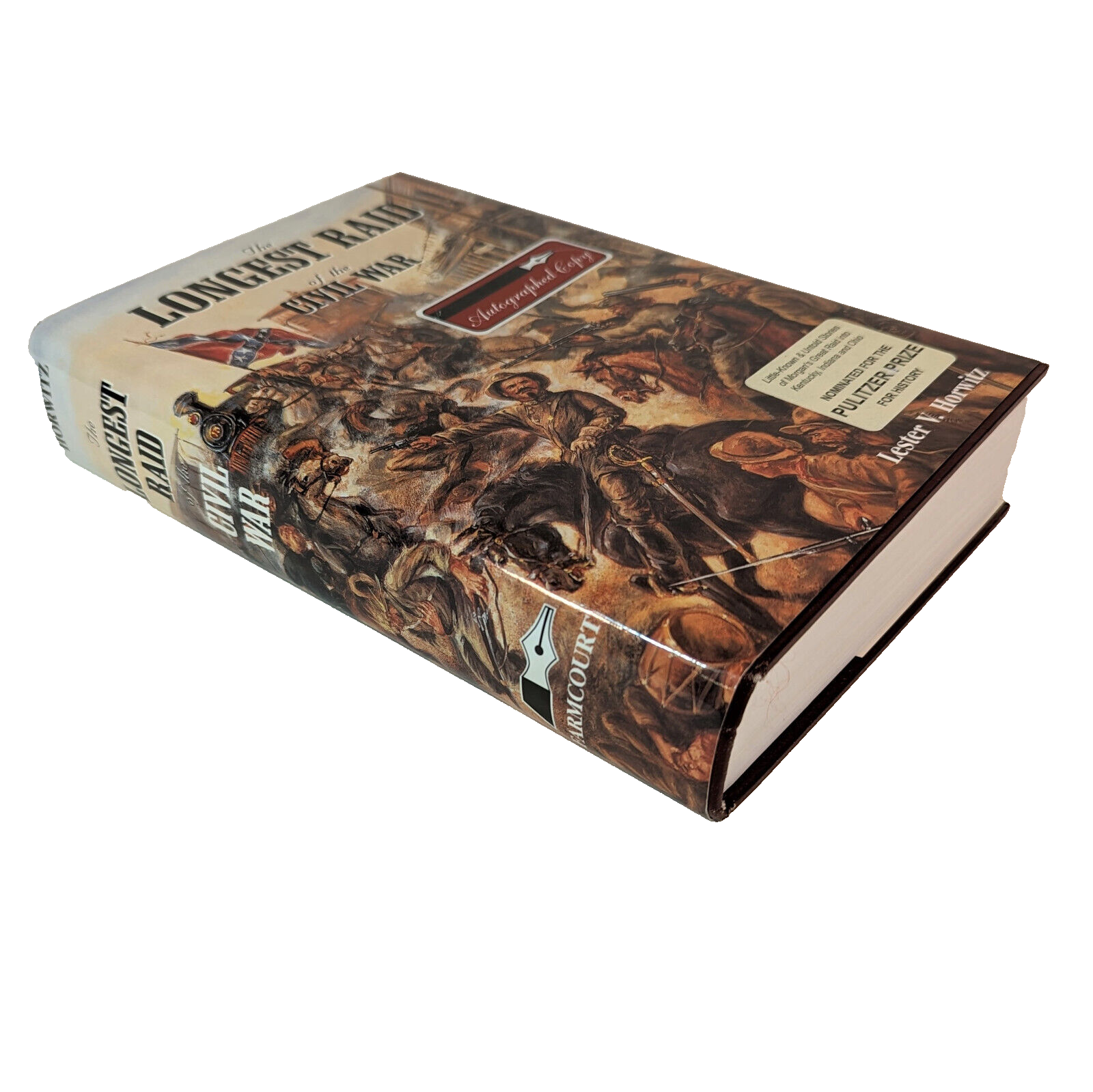 Lester Horwitz LONGEST RAID CIVIL WAR signed 2001 HC DJ VG Maps Revised ...