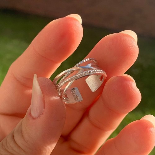 925 Sterling Silver Multi Layer Thumb Chunky adjustable Thin Ring For Men &Woman | eBay