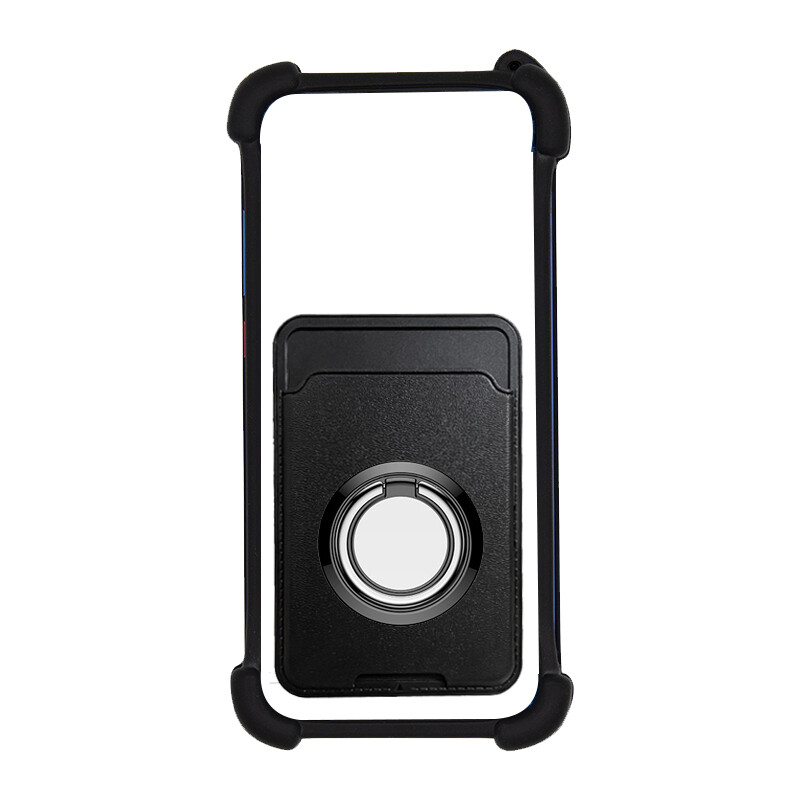 For Foxx Foxxd A67L protective Stretchable silicone frame+card bag+ring ...