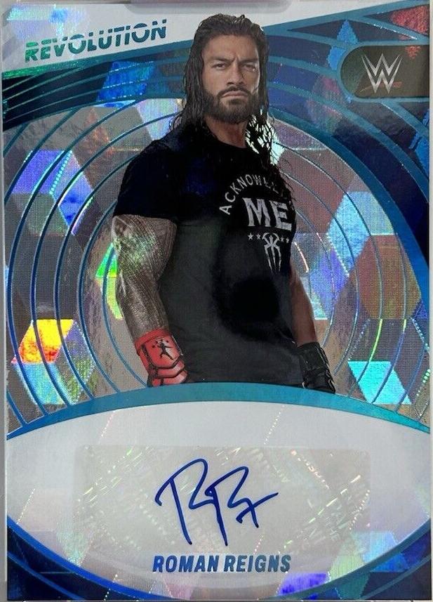2023 Panini Revolution WWE - Autographs Roman Reigns #AG-35 Cubic /49 ...
