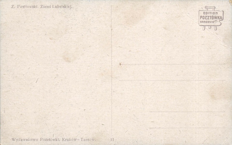 PC JUDAICA, Z. PAWLOWSKI, ZIEMI LUBELSKIEJ, Vintage Postcard (b36611 ...