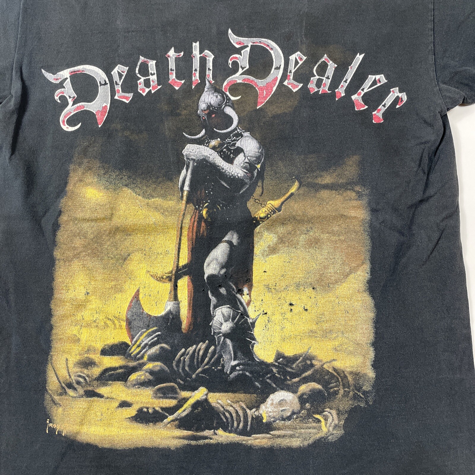 Vintage 90s Death Dealer Frazetta Comic Art Shirt Siz… - Gem