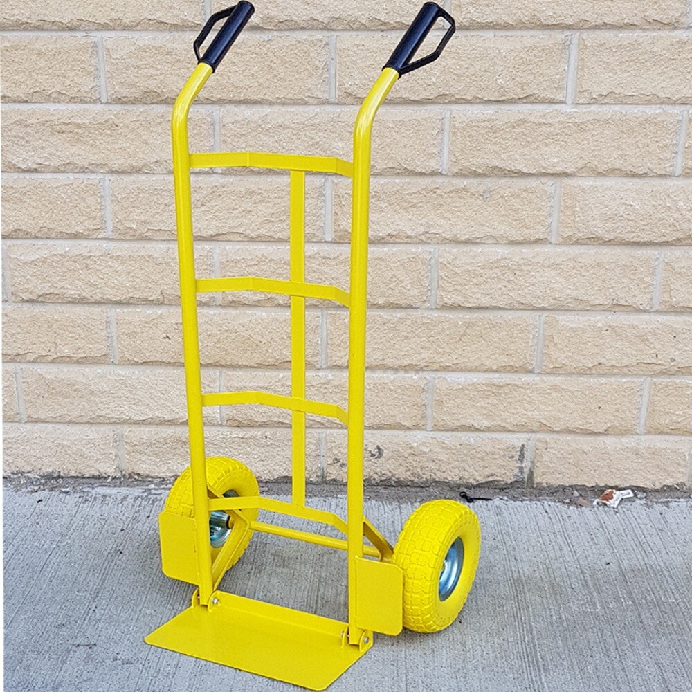 600LB HEAVY DUTY SACK TRUCK INDUSTRIAL HAND TROLLEY WITH Solid TYRE ...