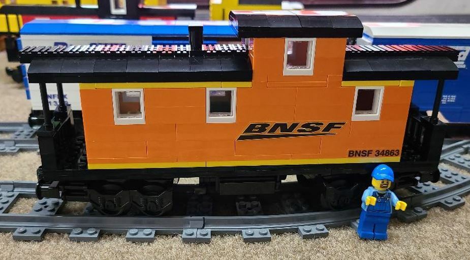 Custom Train BNSF Caboose -Please Read Item Description- | eBay