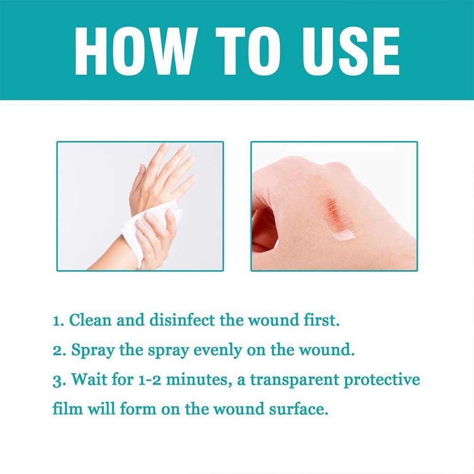 30ml Skin Liquid Spray Liquid Band-Aid Spray Wound Repair Spray Hot ...