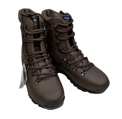 British Army Altberg Defender Brown Combat Boots Brand New Small Cadet ...