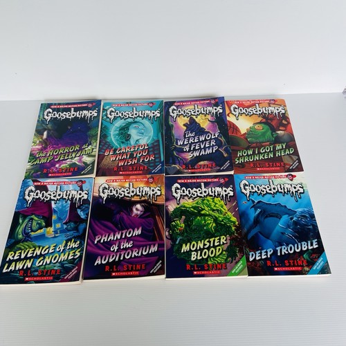 Goosebumps Bundle Of Books x8 Blood Curdling Stories Scholastic R.L ...