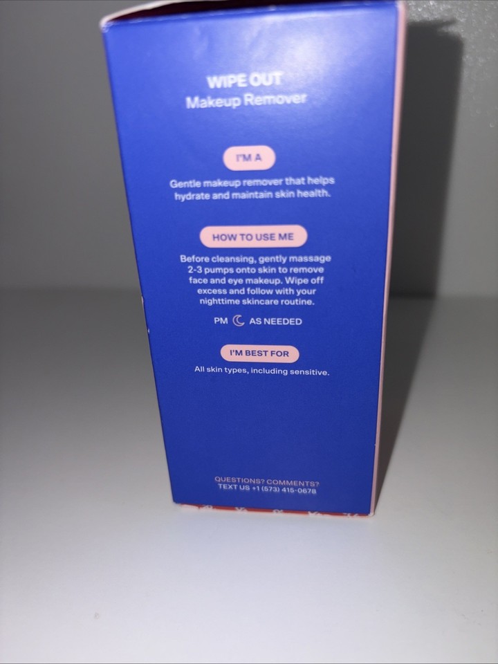 New Bubble Skincare Wipe Out Makeup Remover, For All Skin Types, 1.7 fl ...