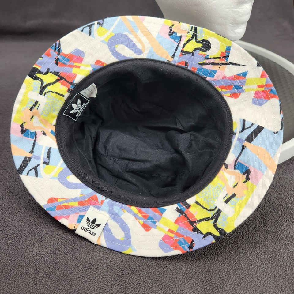 Adidas Love Unites Bucket Hat OSFM Sun Swimming Colorful Abstract Art ...