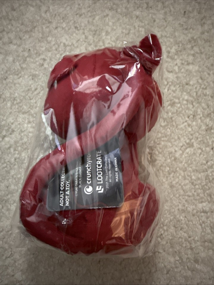 Black Clover Rouge Red Thread of Fate Cat Plush - Loot Crate Exclusive ...