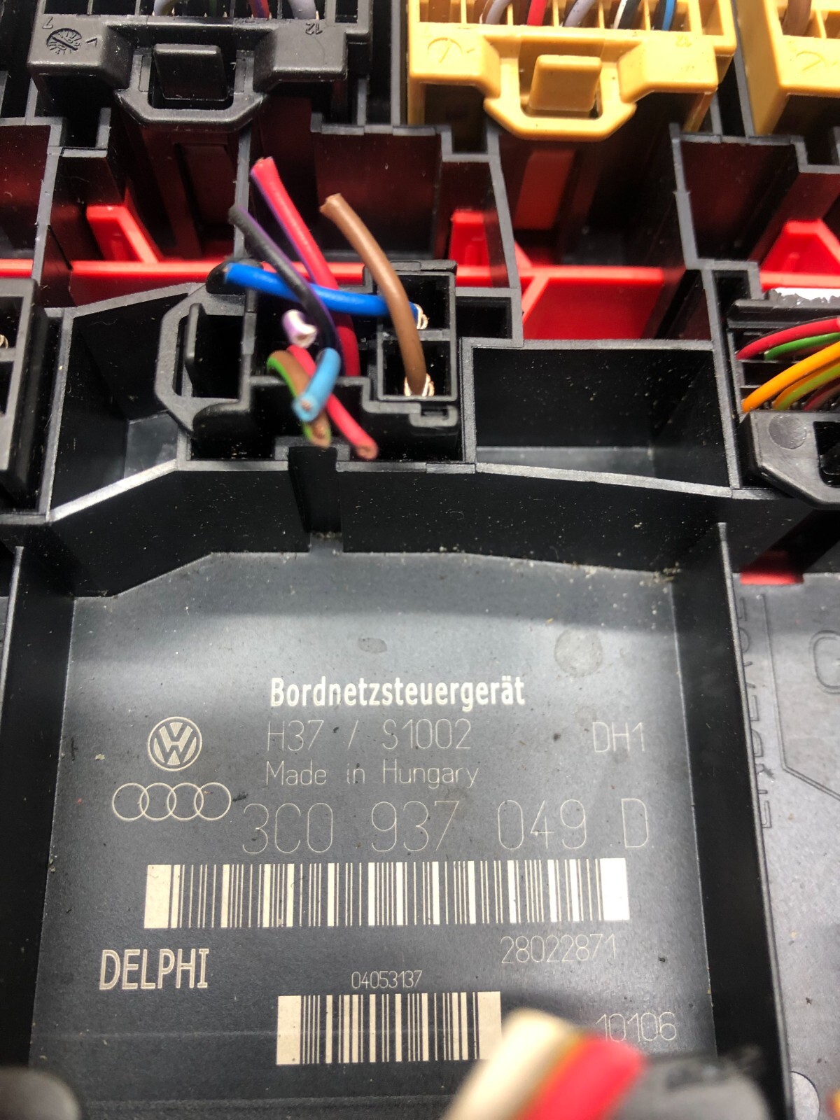 VW AUDI SKODA SEAT ON BOARD BODY CONTROL MODULE 2006-10 3C0937049D ...