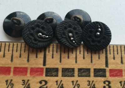 Buttons - Victorian Mourning Buttons