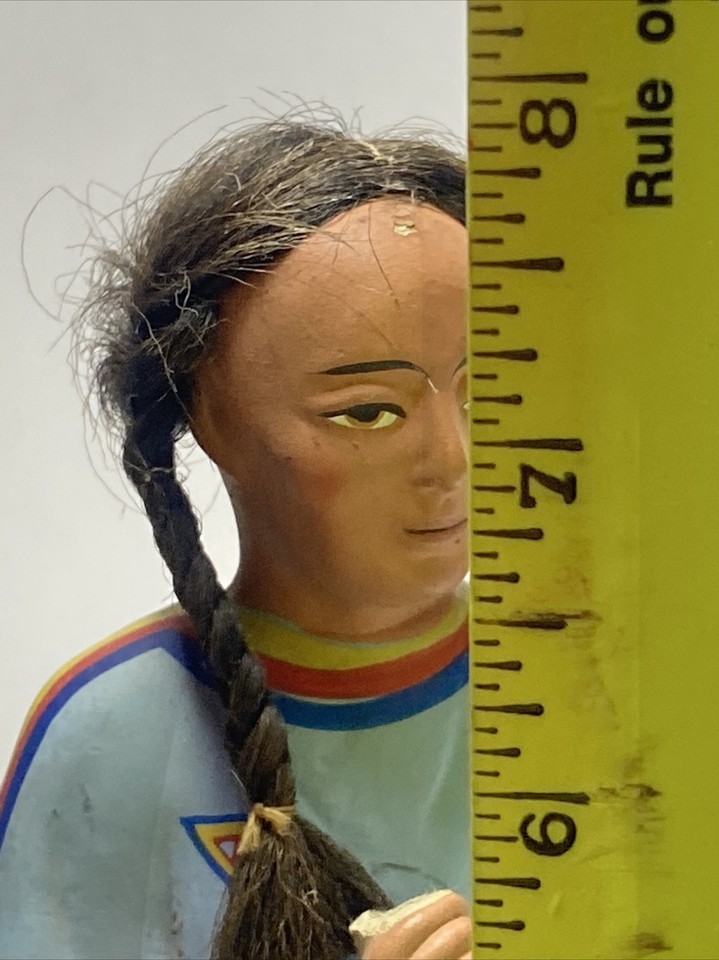 South Western Women Statue Japan Corn Grinder Papier-mâché | eBay