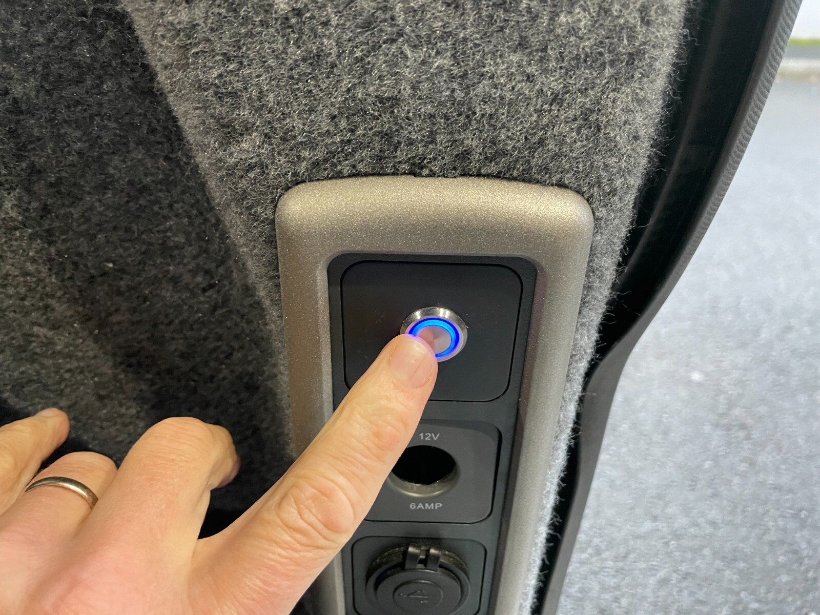 VW T5 Campervan 12v LED Light Switch & Dimmer Motorhome Caravan Light ...