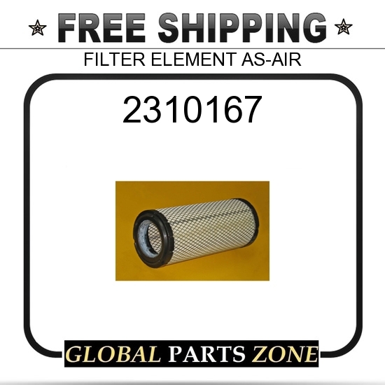 CATERPILLAR 2310167 - Air filter cross reference