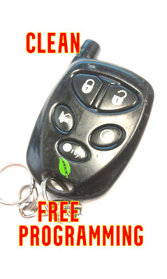CLEAN ORBIT BLACK KEYLESS REMOTE START CAR KEY FOB TRANSMITTER ALARM ...