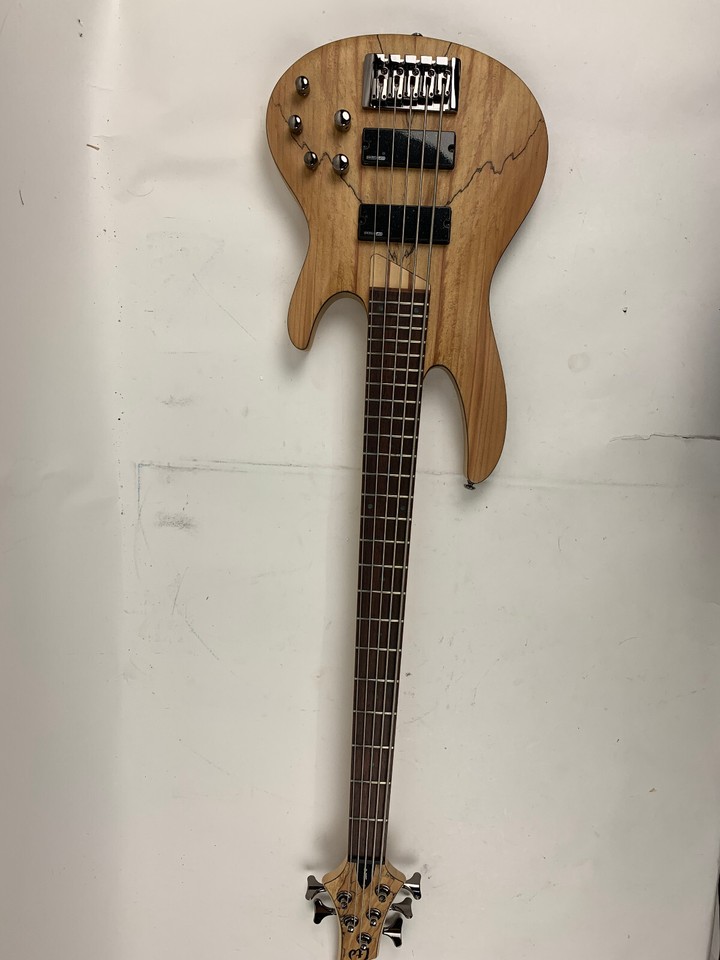 ESP LTD B-205SM Spalted Maple Natural Satin NS - FREE BAG - 5-String ...
