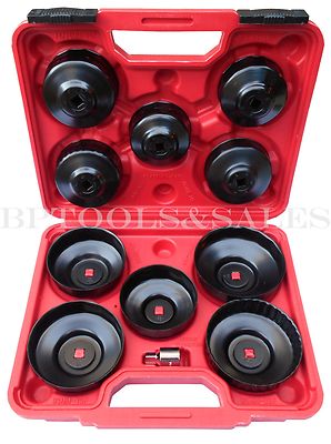 11pc Oil Filter Cap Wrench Oil Filter Socket Set Remover Installer Hand ...