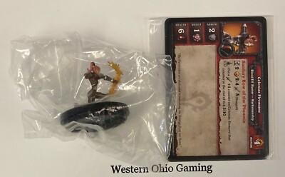 World of Warcraft Miniatures Celenias Firemane with Cards NEW WOW Core ...