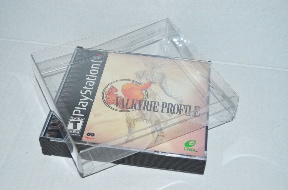 30 Sony PlayStation 1 PS1 Double Plastic Protective Cases Display Box ...