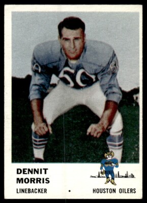 1961 Fleer Dennit Morris Houston Oilers #175 | eBay