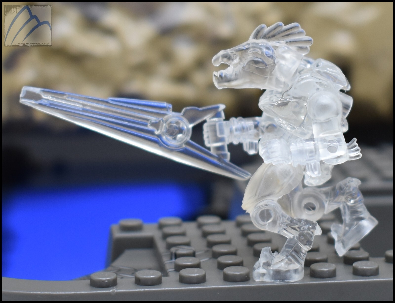 HALO MEGA BLOKS COVENANT ACTIVE CAMO TRANSLUCENT JACKAL MINOR MINI ...