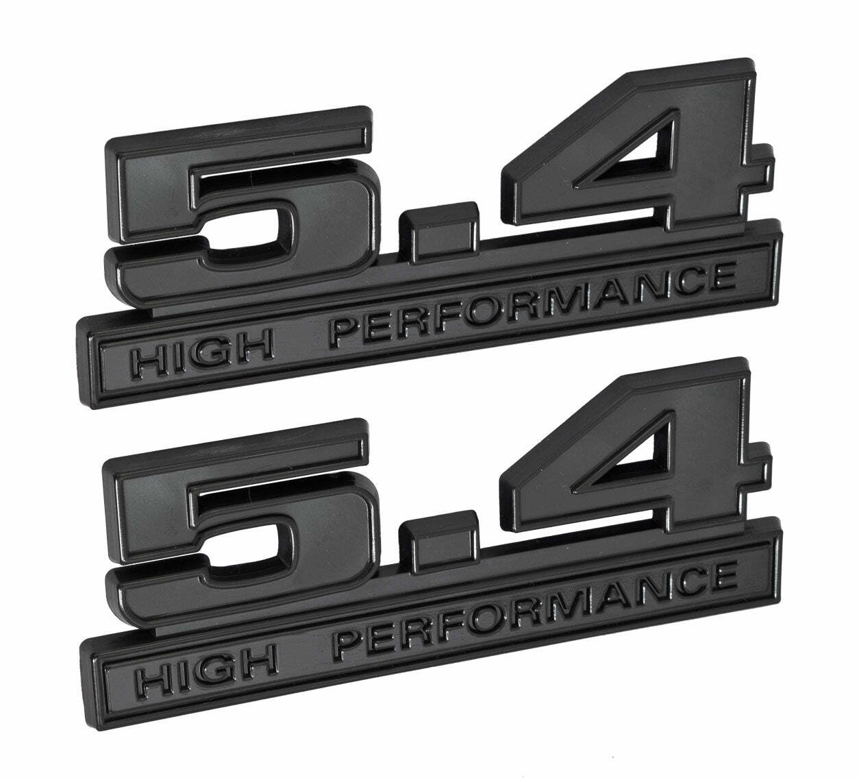 Ford Mustang Black 5.4 High Performance Fender Emblems Badges 5" x 1.75 ...