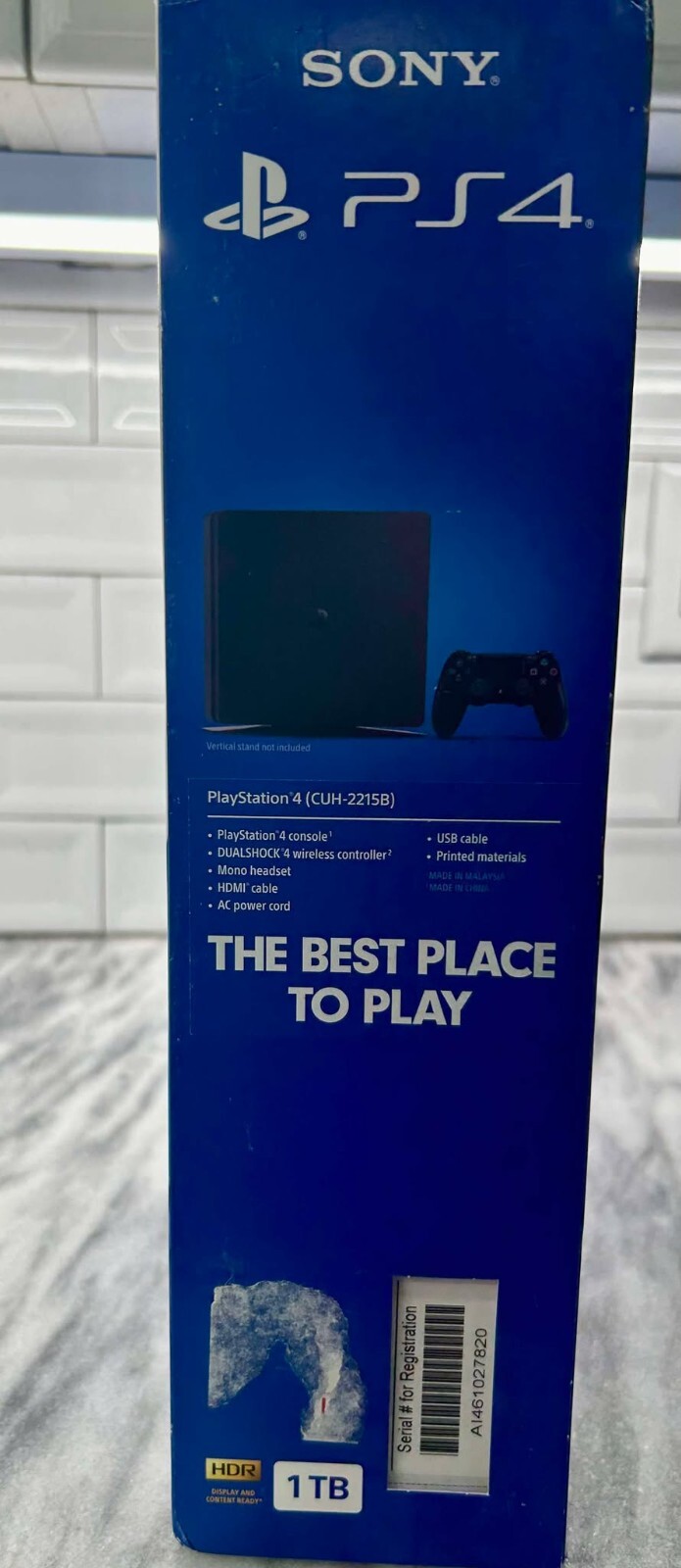 Sony PlayStation 4 Slim 1TB Console - Jet Black for sale online | eBay