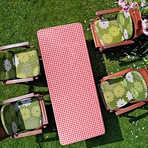 3 Pcs Tablecloth For Folding Checkered Fitted Rectangular Table Cloth ...