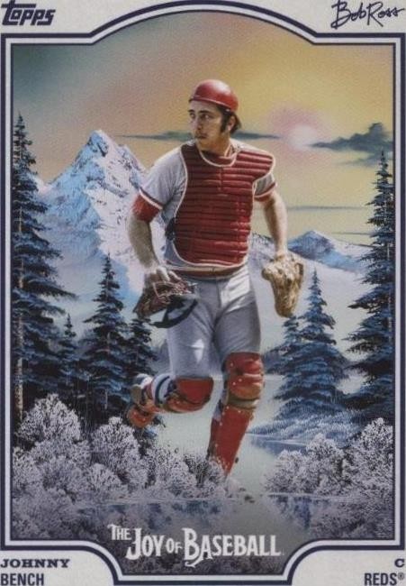 2025 Topps X Bob Ross the Joy of Baseball - Johnny Bench #55 for sale ...
