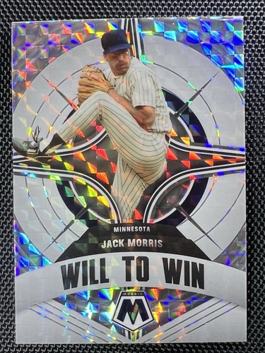 Jack Morris Minnesota Twins WILL TO WIN Insert #WW-9 2022 Panini Mosaic ...