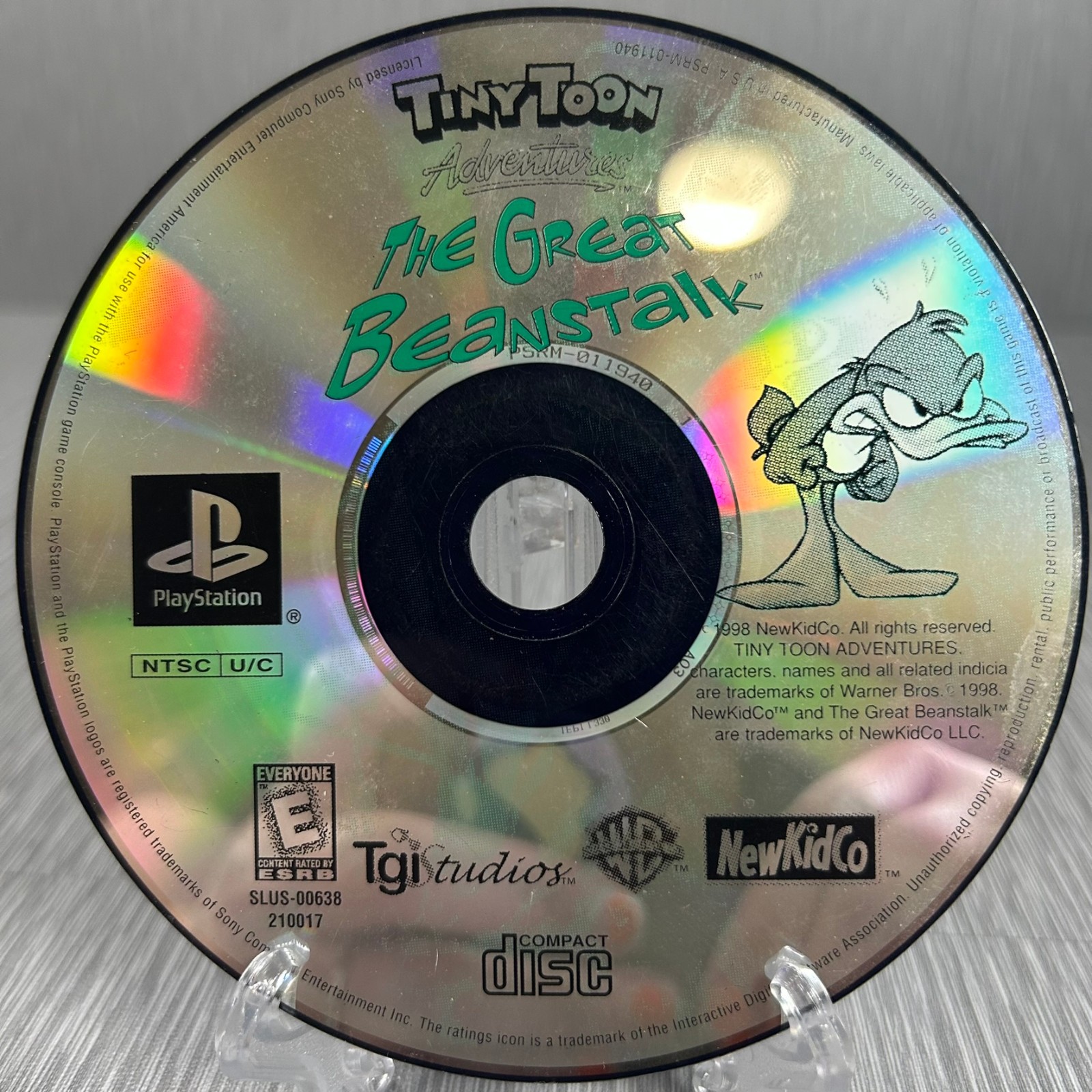 Tiny Toon Adventures: The Great Beanstalk (Sony PlayStation PS1) Disc ...